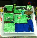 How to Make a Minecraft Cake
