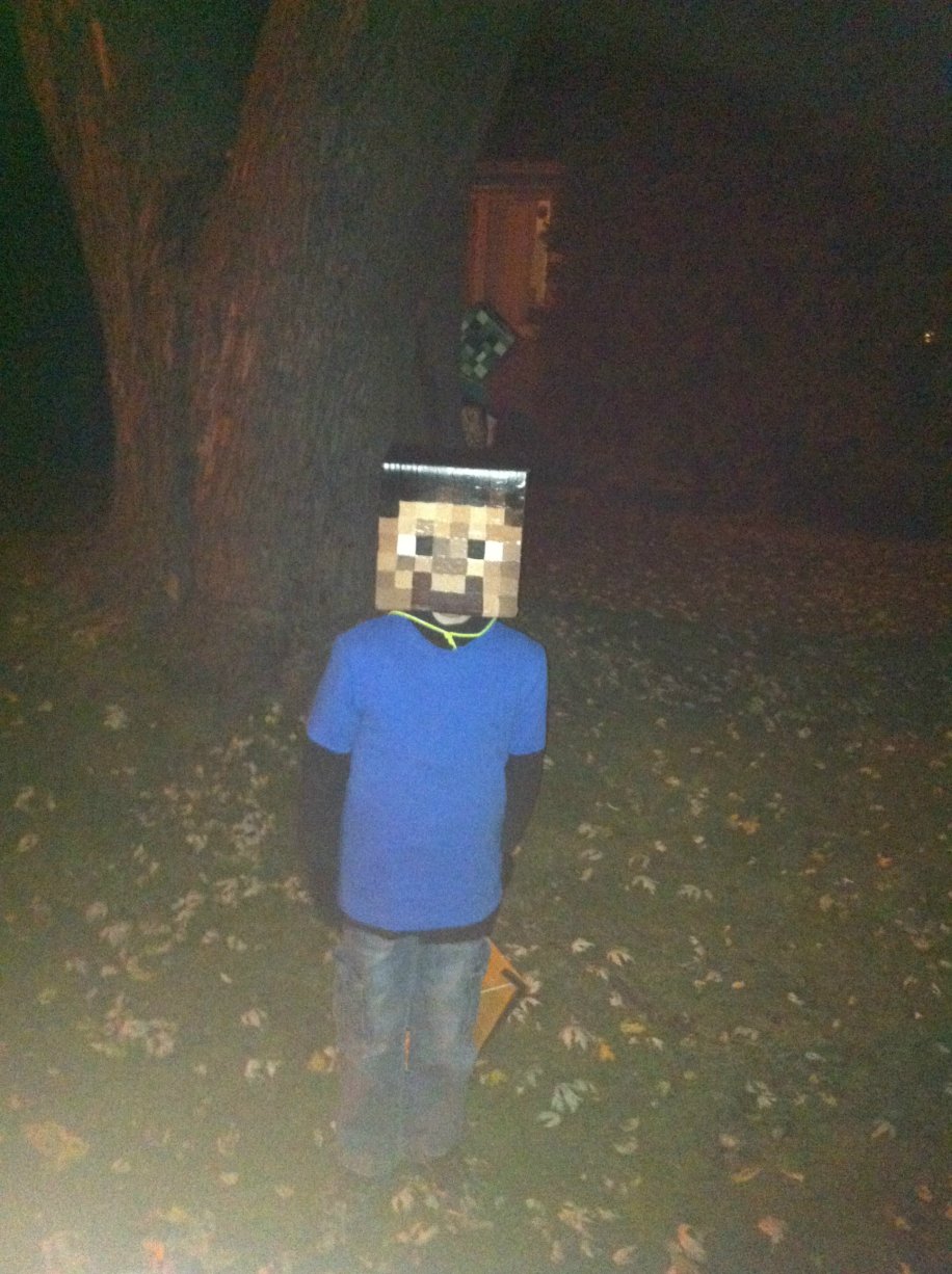 How to Make Minecraft Steve and Creeper Heads