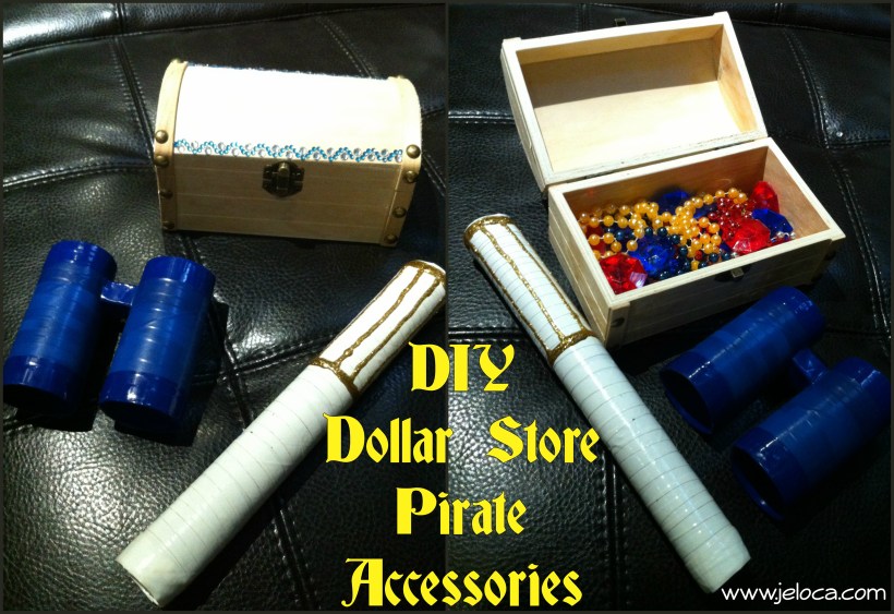 DIY Pirate Accessories From Dollar Store Items