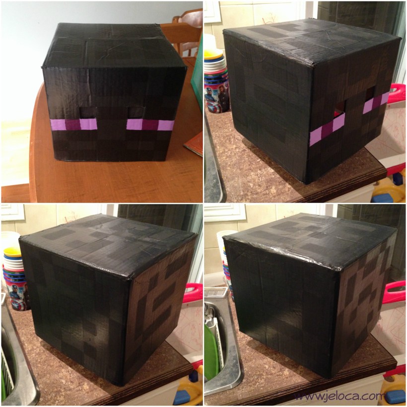 How to make a Minecraft Enderman head (with bonus diamond block trick ...
