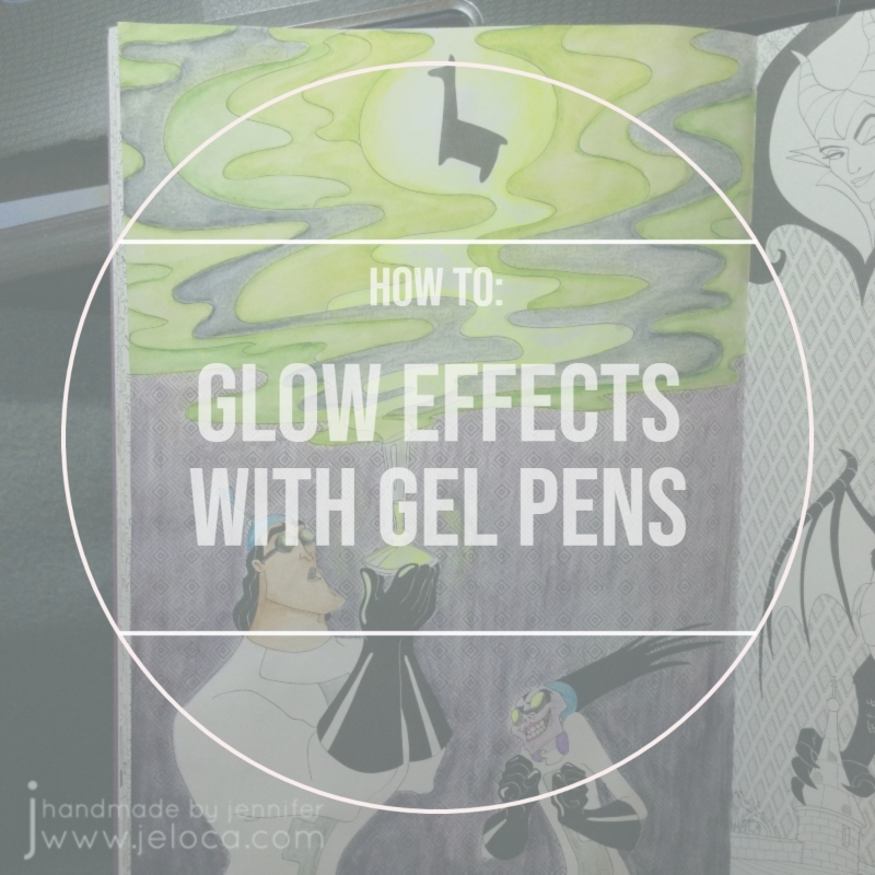 Glow Effects with Gel Pens