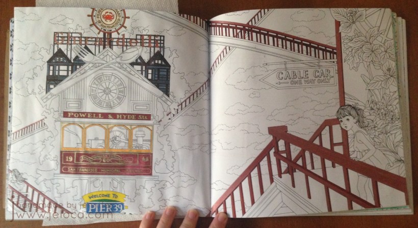 First Attempts at Background Washes in Coloring Books (FAIL)