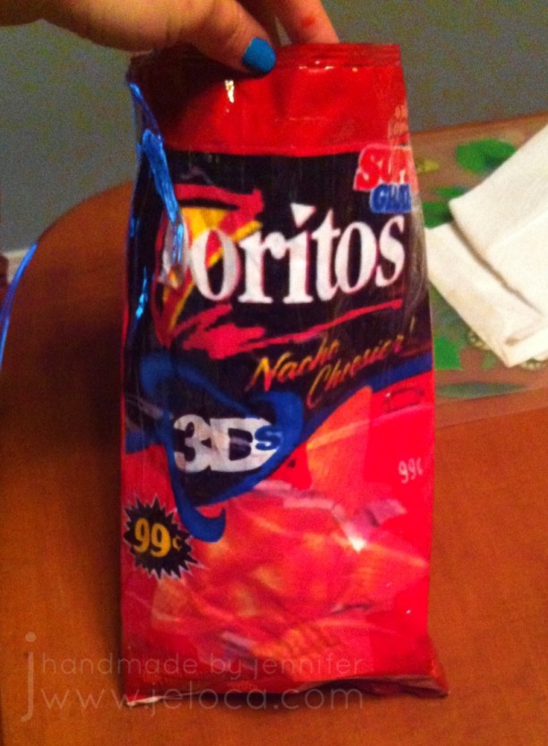 Retro DIY 3D Doritos Bag