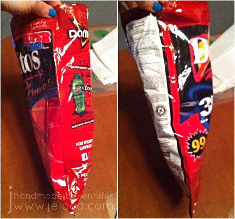 Retro DIY 3D Doritos Bag