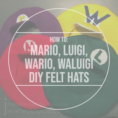 How To: Easy DIY Super Mario Bros Hats