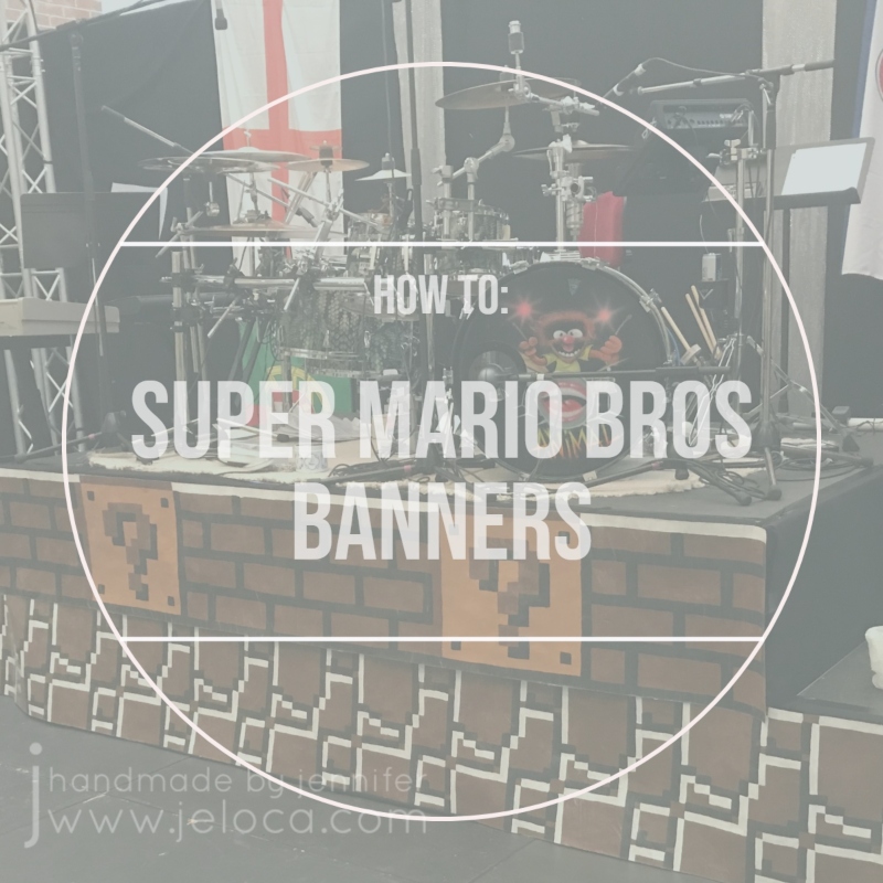 How To: DIY Super Mario Bros Banner