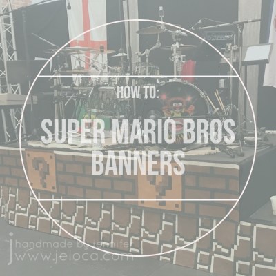 How To: DIY Super Mario Bros Banner