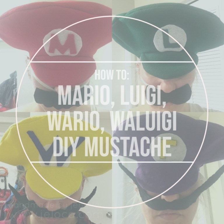 How To: Easy DIY Super Mario Bros Mario, Luigi, Wario and Waluigi ...