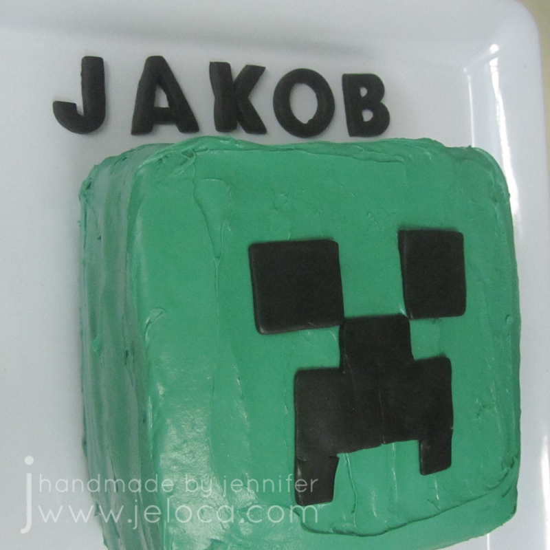 DIY Checkerboard Minecraft Creeper Cake (NO Special Pan!)
