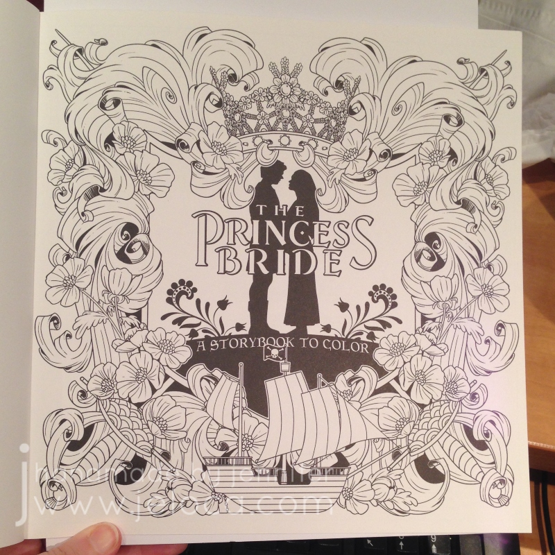 The Princess Bride Coloring Book – Title Page