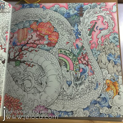 Mythomorphia’s Chinese Dragon in Pointilism