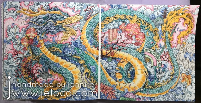 Mythomorphia’s Chinese Dragon in Pointilism