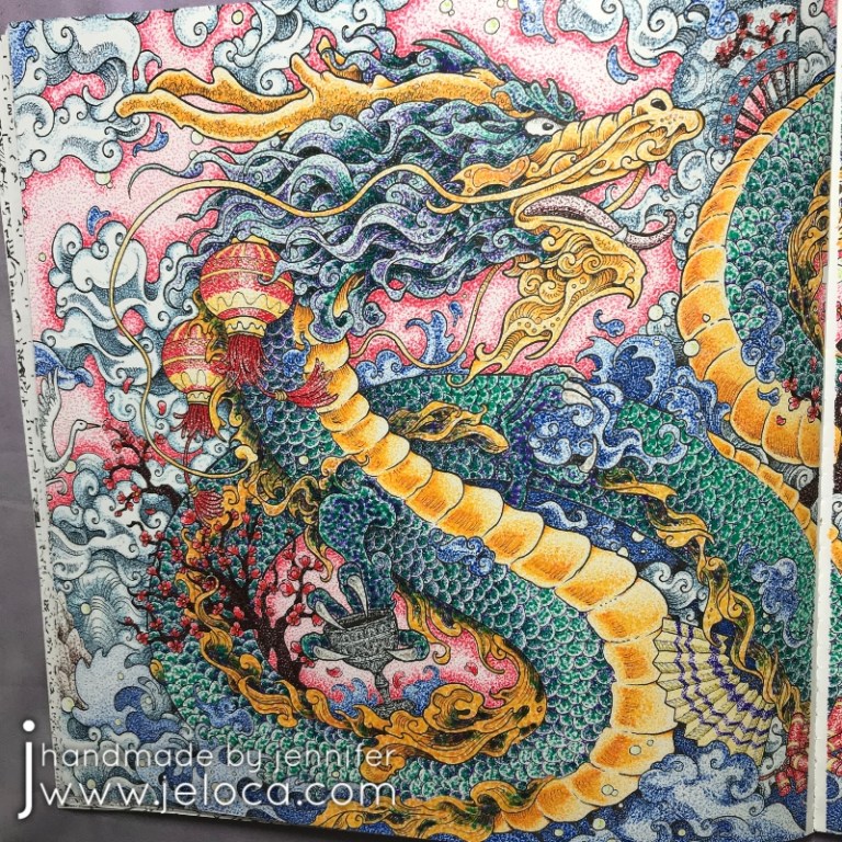 Mythomorphia’s Chinese Dragon in Pointilism