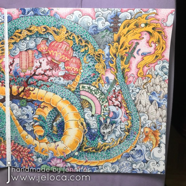 Mythomorphia’s Chinese Dragon in Pointilism