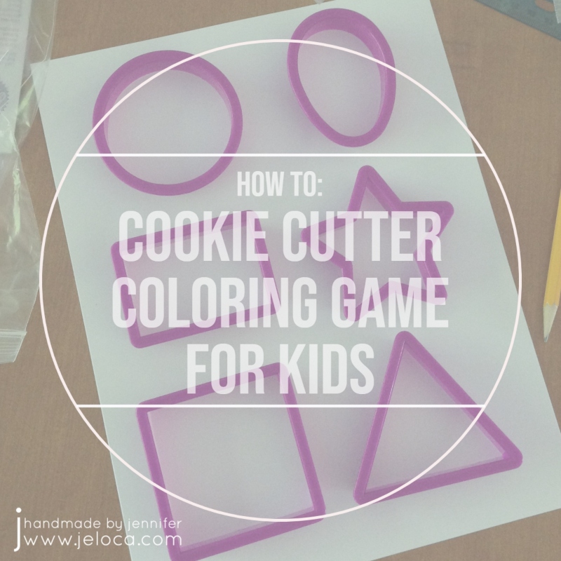 Coloring with Kids: Cookie Cutter Coloring Game