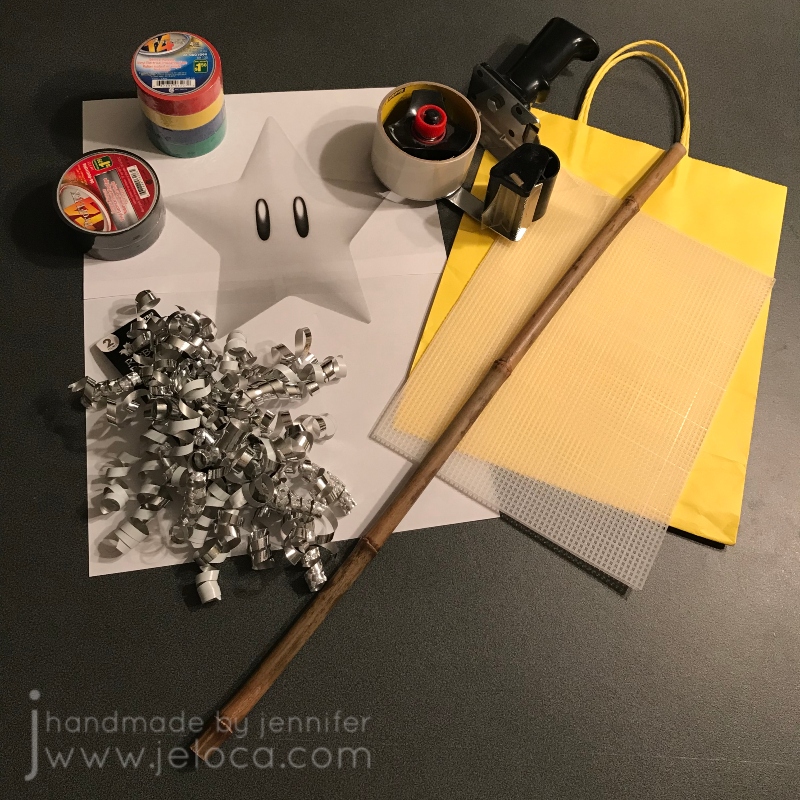 Super Mario Bros Princess Peach Star Wand DIY