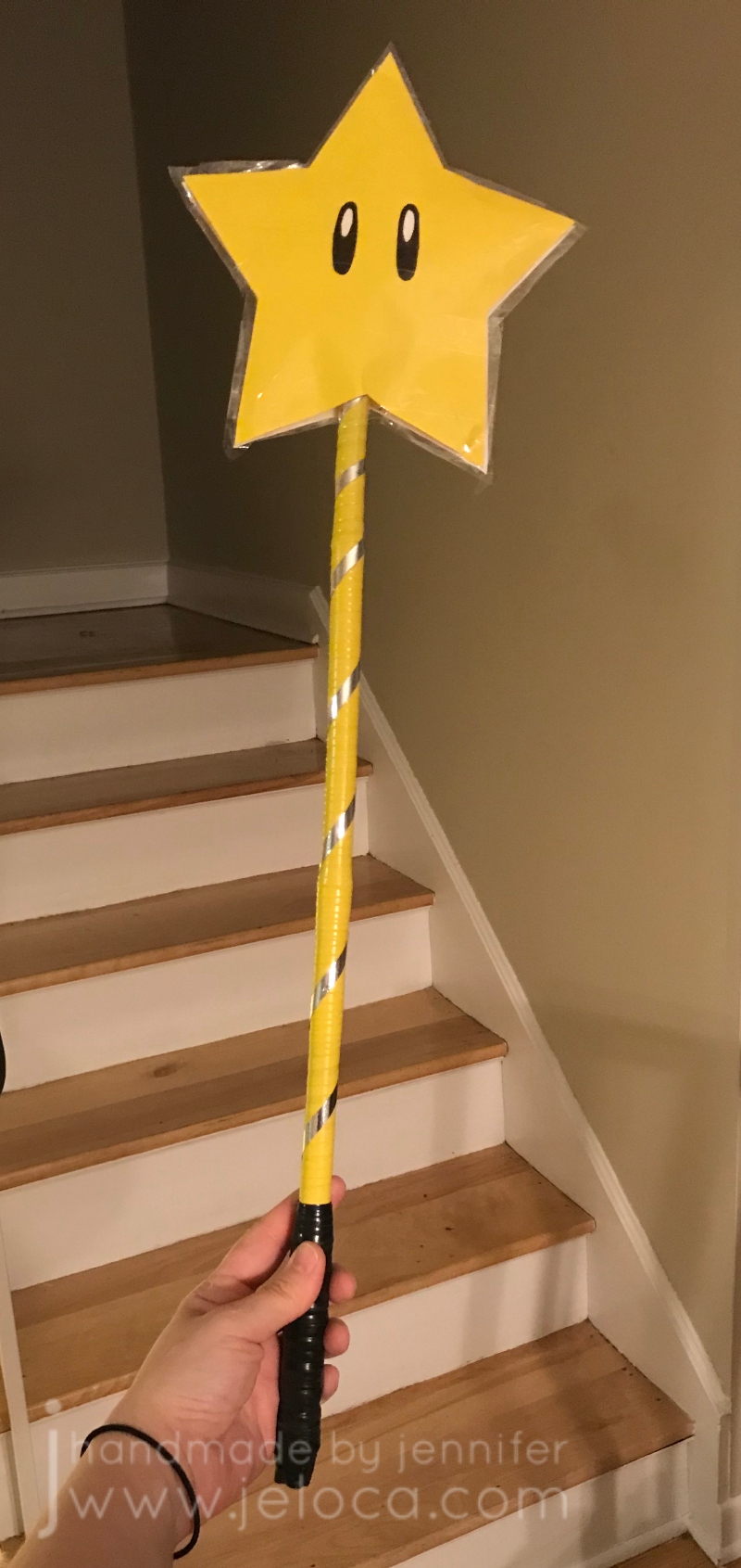 Super Mario Bros Princess Peach Star Wand DIY
