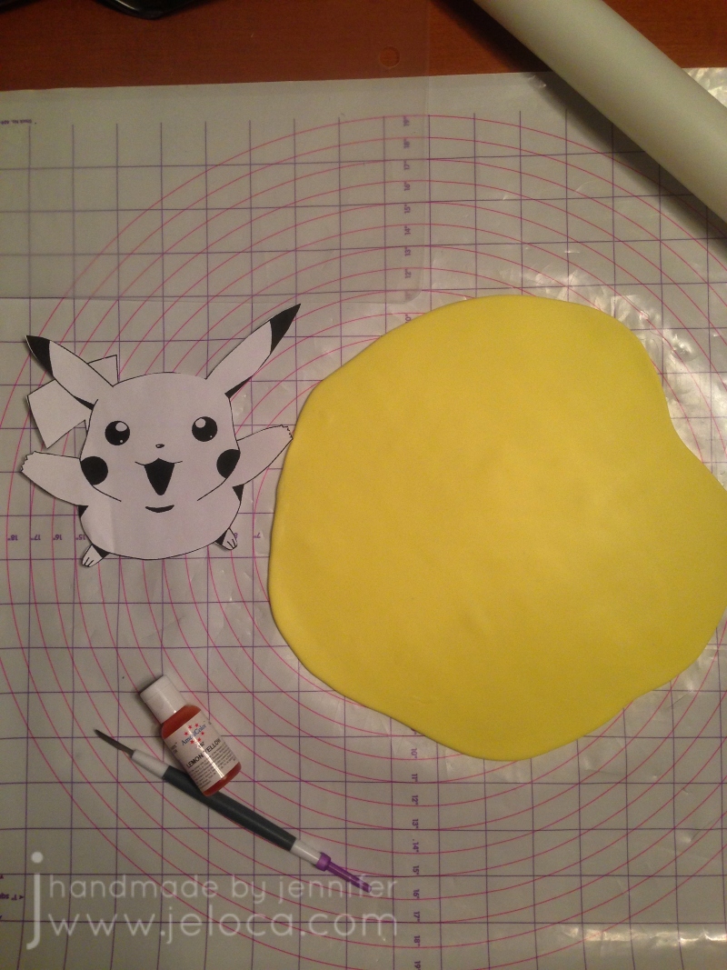 Made for his 9th birthday, this Pikachu fondant cake topper is a quick ...